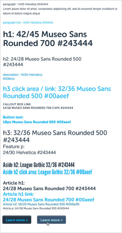 Web Typography Style Guide for Designers | Crowd Favorite